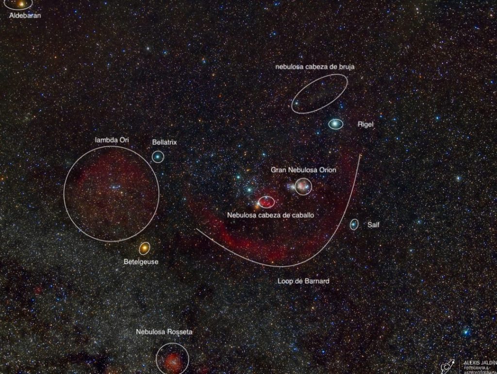 Espectacular foto de Orión | Fundación Chilena de Astronomía